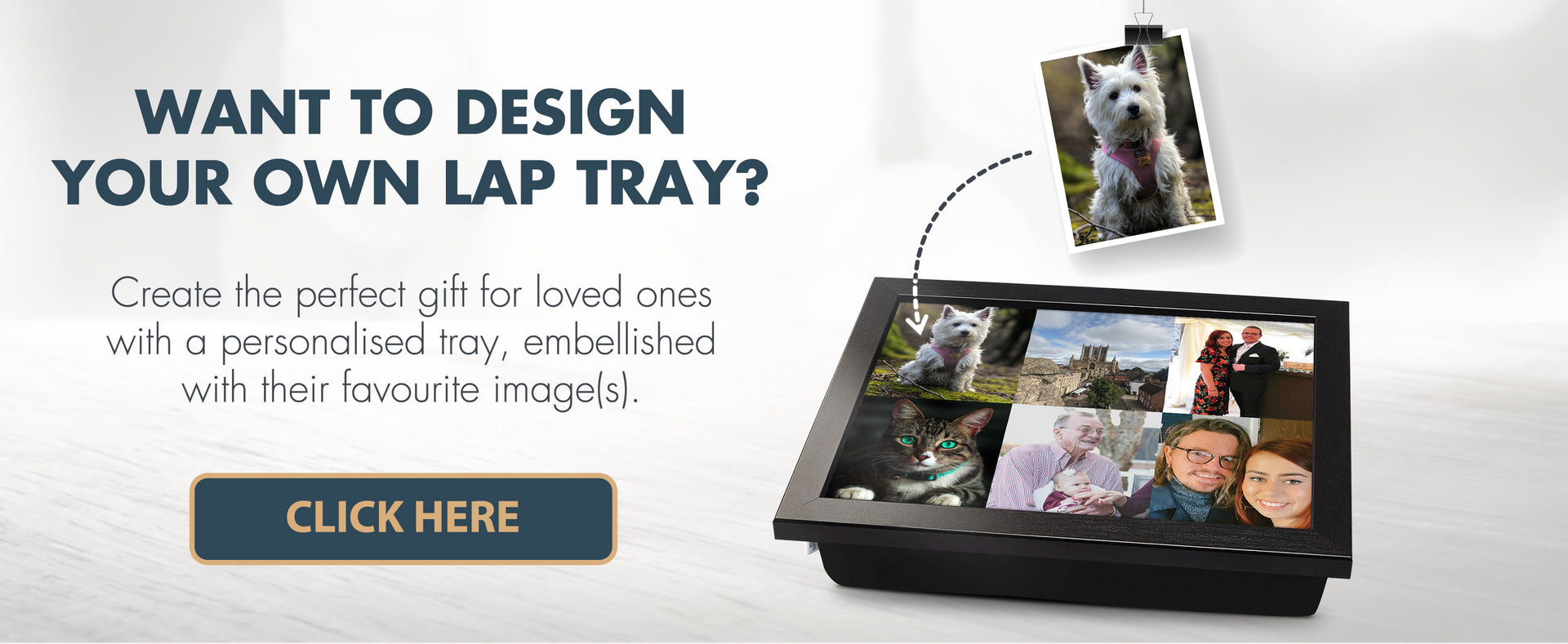 Wedding – Lap Trays With Cushion