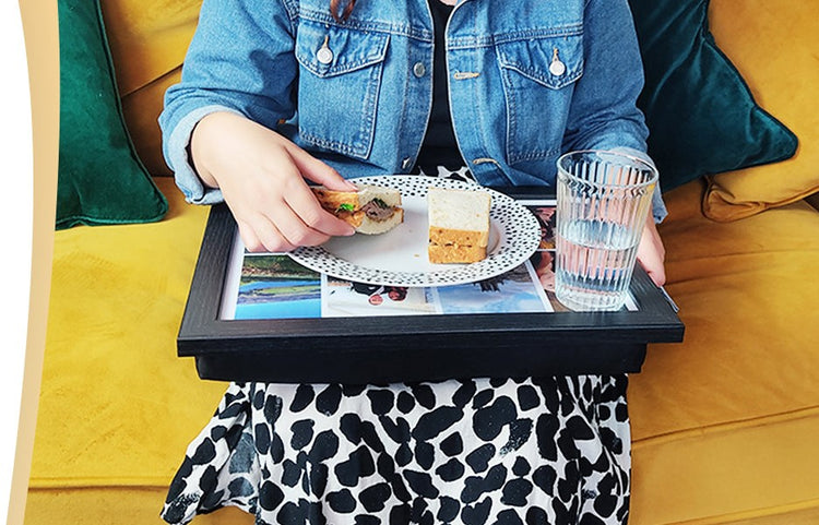 Lap Trays With Cushion | Handmade in UK | Photo Upload
