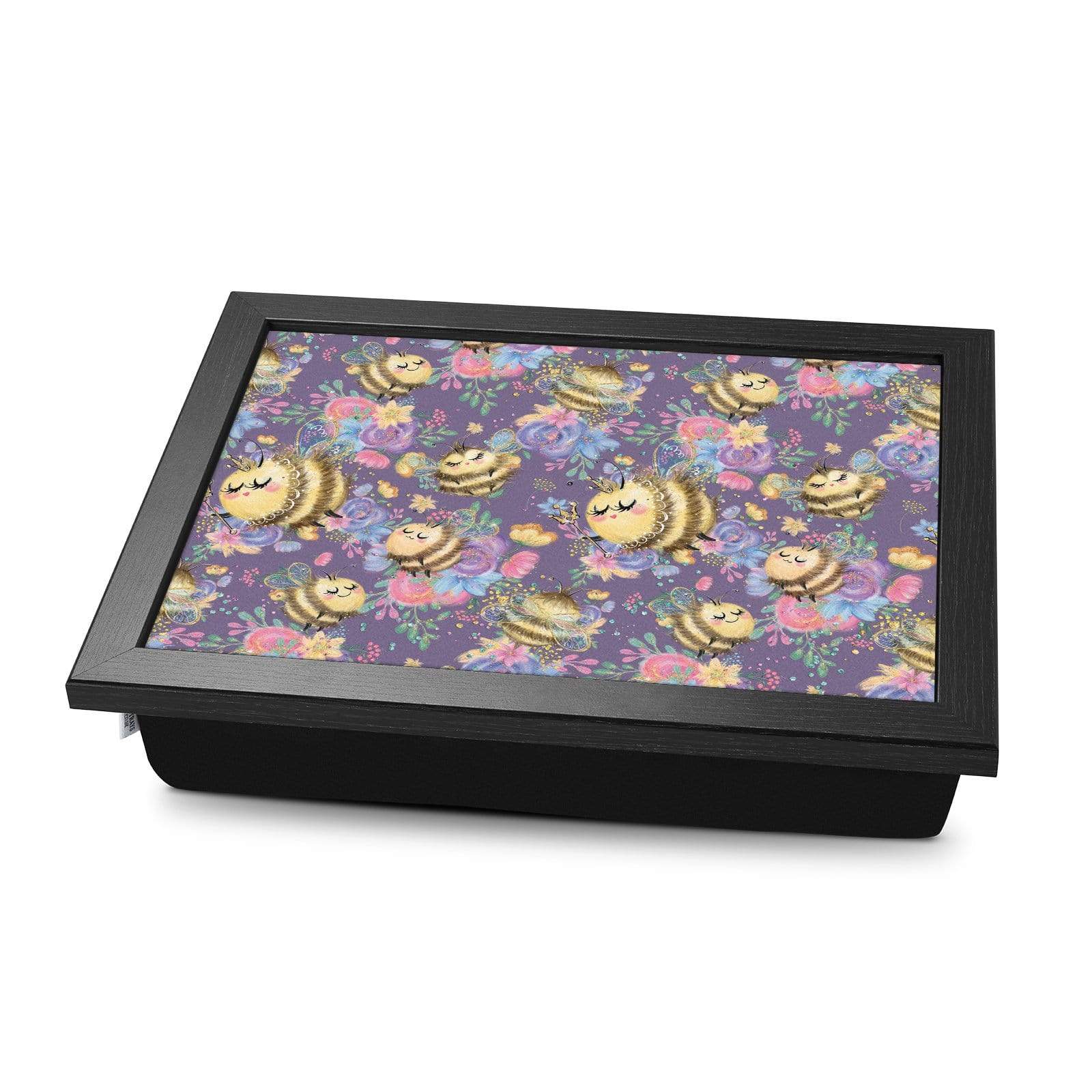 Bee Lap Tray With Beanbag Cushion - Black Frame – Lap Trays With Cushion